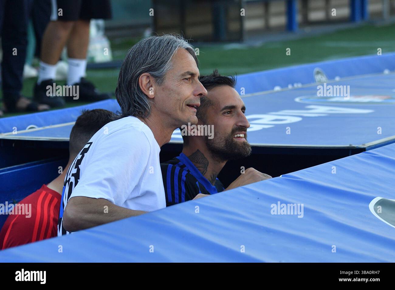 Pisa, Italy. 11th May, 2025. Head coach of Pisa Filippo Inzaghi and ...
