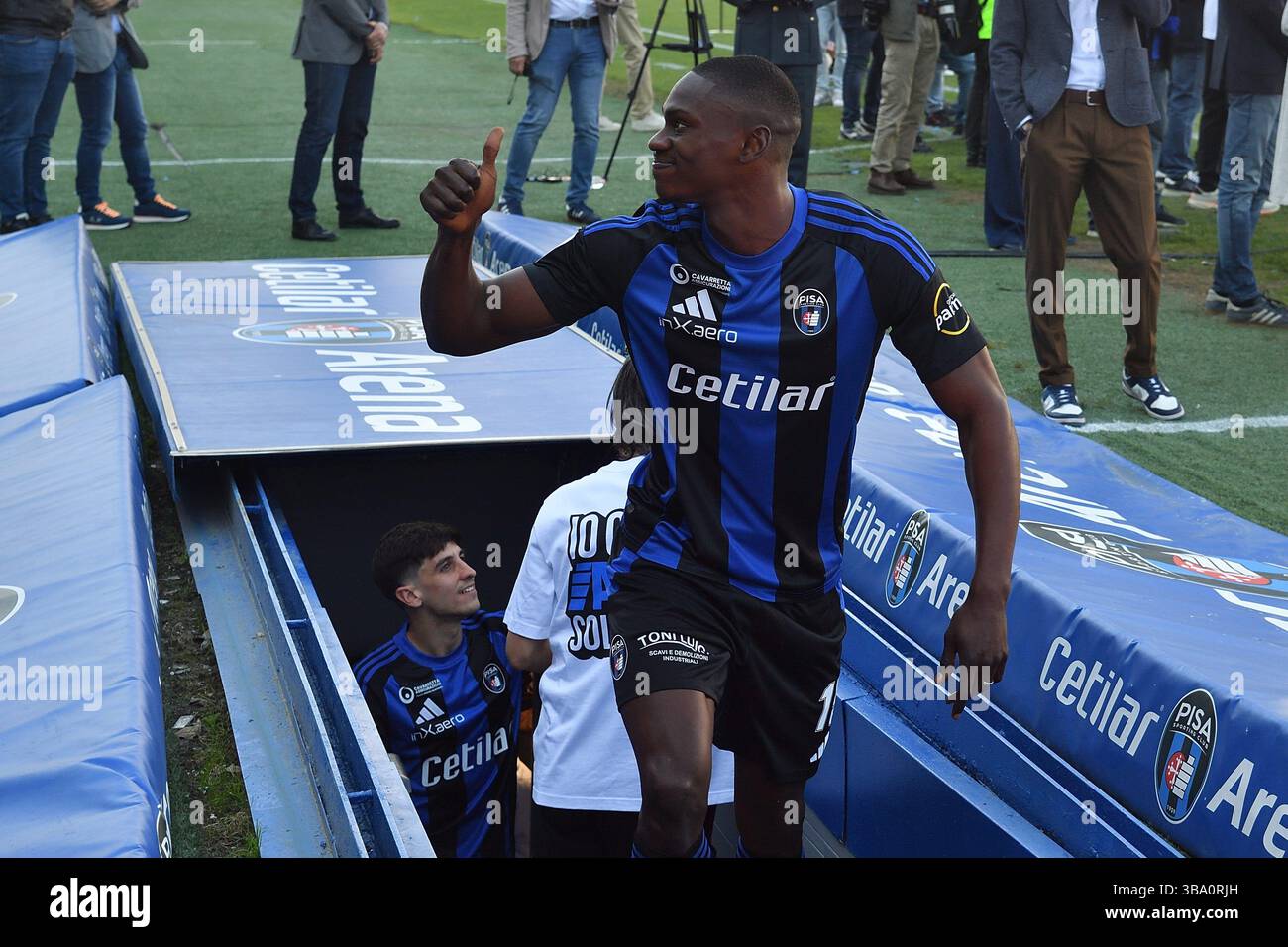 Pisa, Italy. 11th May, 2025. Idrissa Toure' (Pisa) during Pisa SC ...