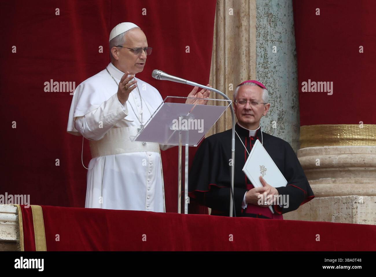 Rome, Italy. 11th May, 2025. Rome, May 11, 2025: Pope Leo XIV, Robert ...