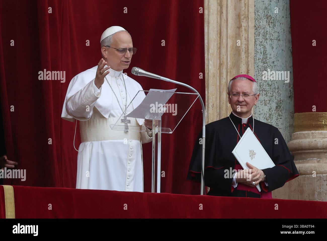 Rome, Italy. 11th May, 2025. Rome, May 11, 2025: Pope Leo XIV, Robert ...