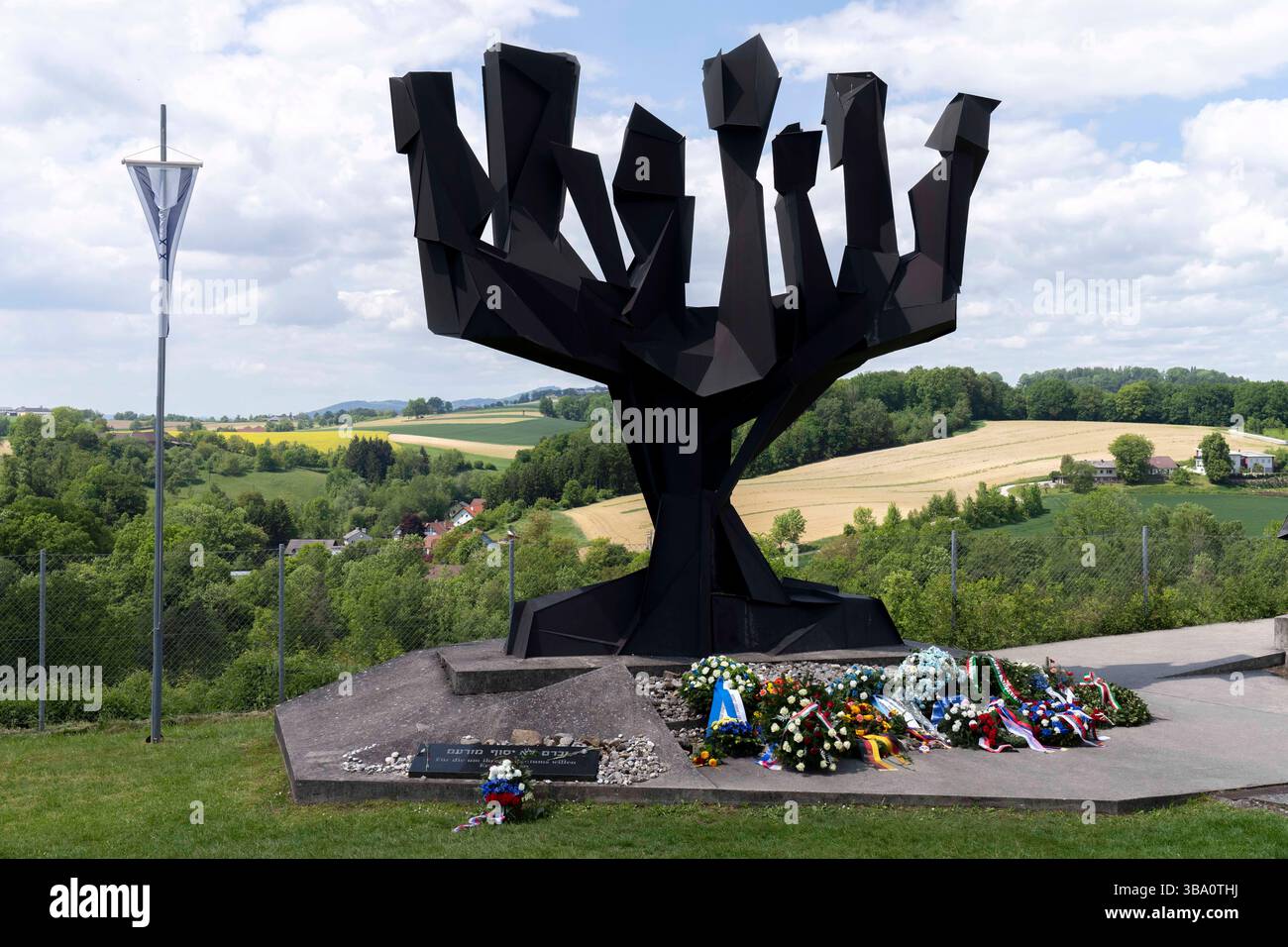 Former Nazi Concentration Camp Mauthausen seen during the Internationale Befreiungsfeier ...