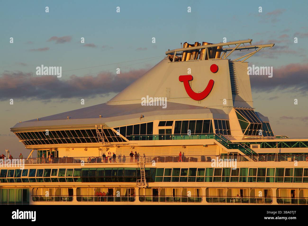 Midships section of TUI cruise ship Marella Discovery 2 Stock Photo - Alamy