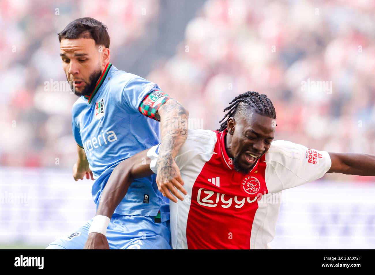 Amsterdam, Netherlands. 11th May, 2025. AMSTERDAM, NETHERLANDS - MAY 11: Calvin Verdonk of NEC ...