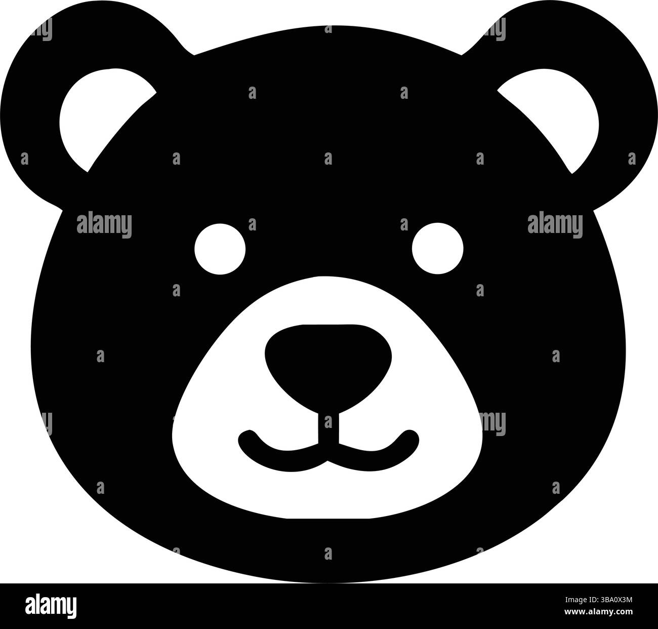 Cute Bear Head Icon Adorable and Playful Designs Stock Vector Image ...
