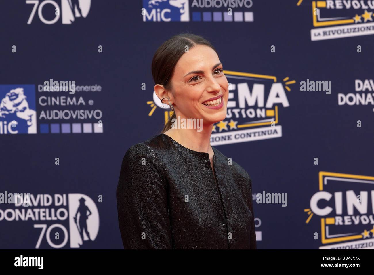 May 7, 2025, Rome, Rm, Italy: Giulia Grandinetti attends the red carpet ...