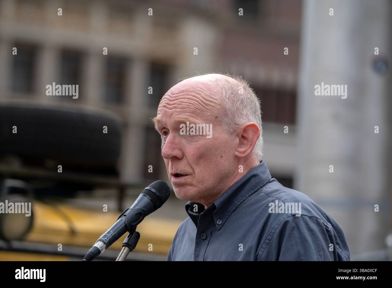 Ton Munnich Speeching On The Vredes Demo Demonstration At Amsterdam The ...