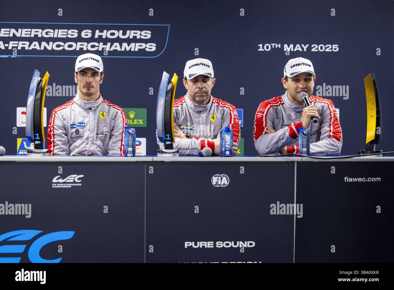 Press conference, MANN Simon (usa), Vista AF Corse, Ferrari 296 GT3 #21 ...