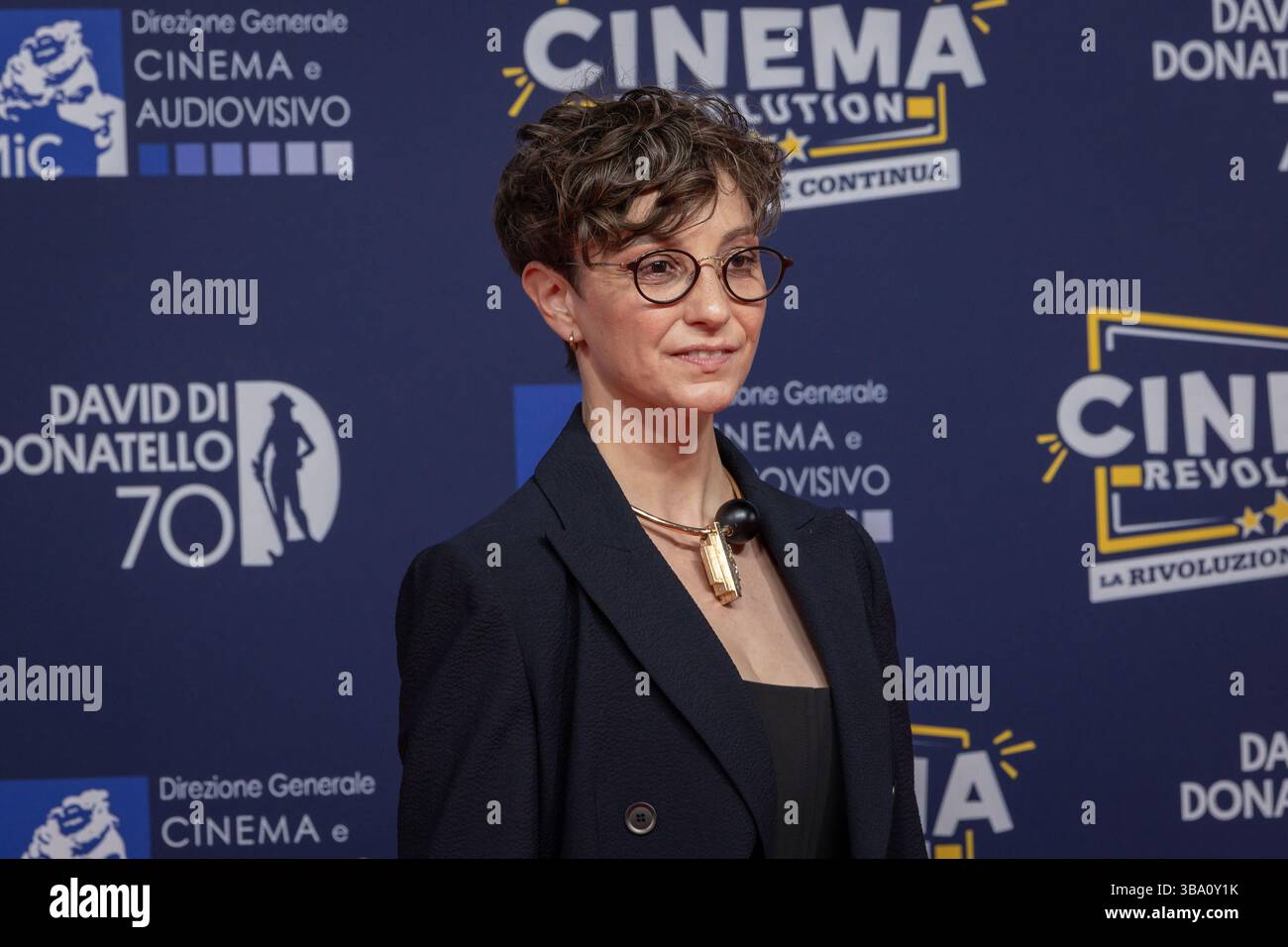 May 7, 2025, Rome, Rm, Italy: Margherita Ferri attends the red carpet ...