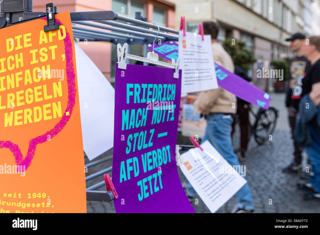 Cottbus, Germany. 11th May, 2025. A poster with the inscription ...