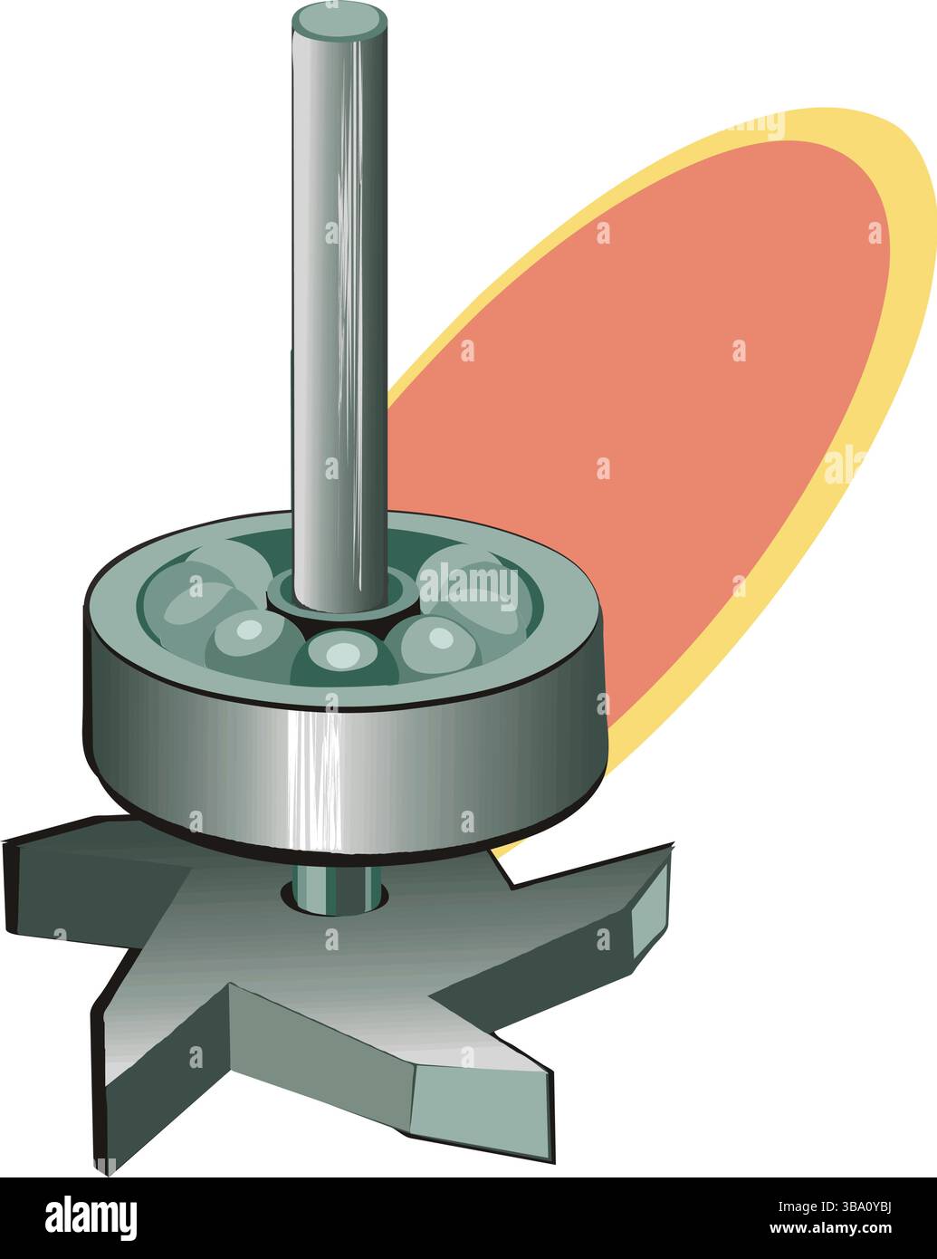 An abstract vector illustration shows a End Mill Cutting Tool for ...