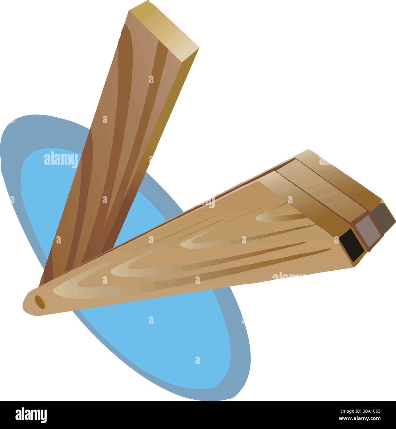 An abstract vector illustration shows a Wooden Joinery Clamps Tool for ...