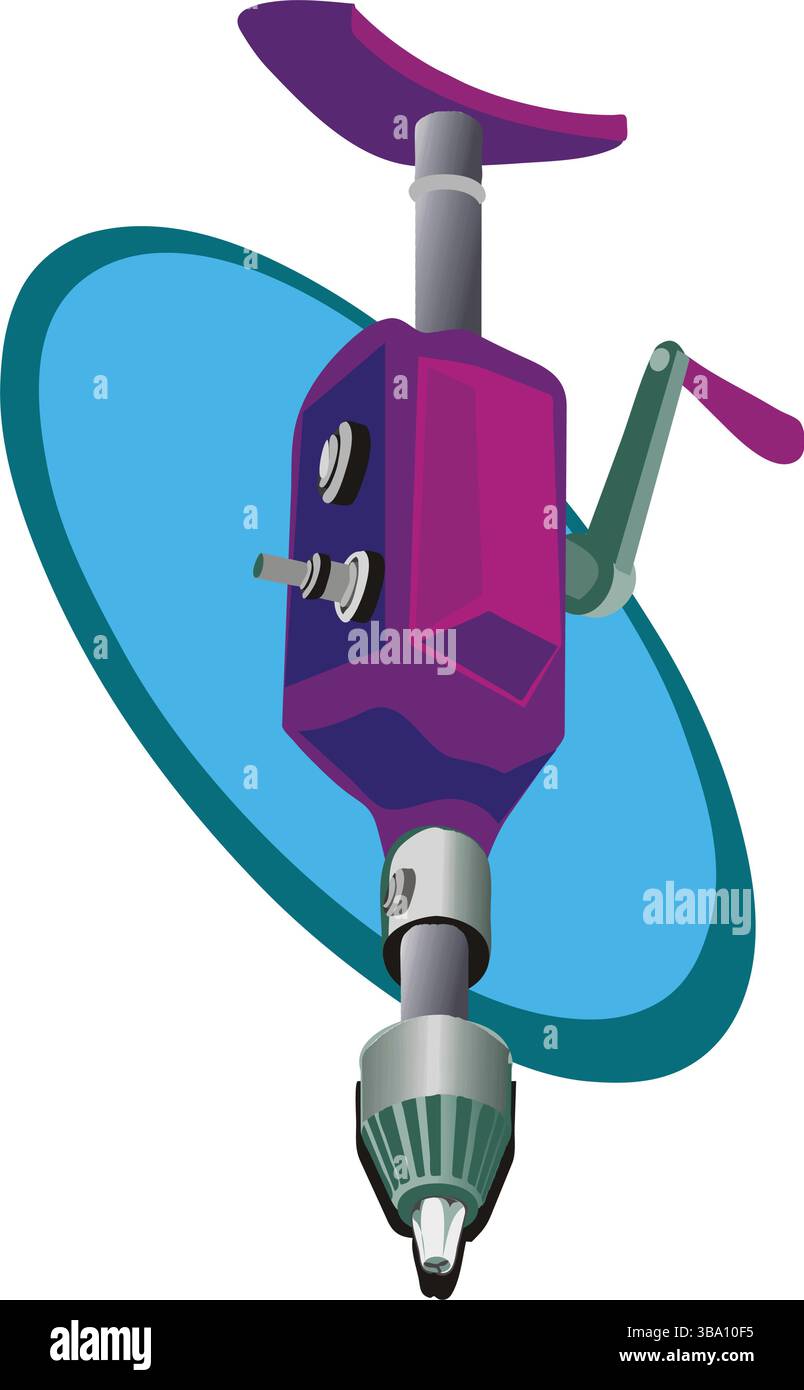Hand crank drill Stock Vector Images - Alamy