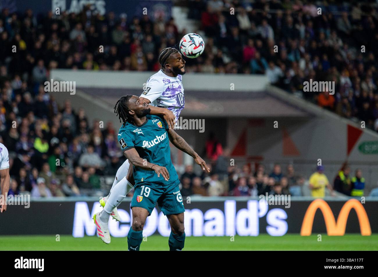 Mark McKenzie of Toulouse during the French championship Ligue 1 ...