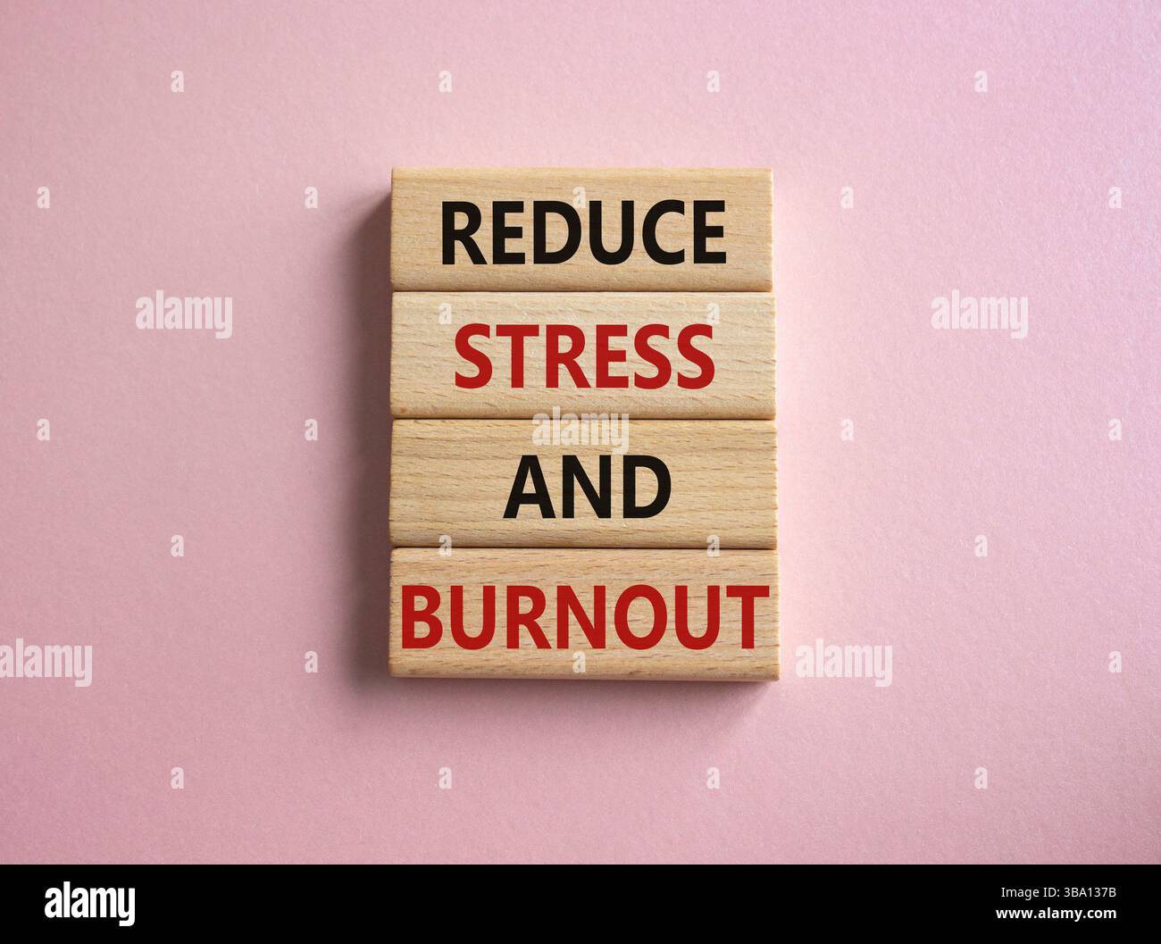 Reduce Stress and Burnout symbol. Concept word Reduce Stress and ...
