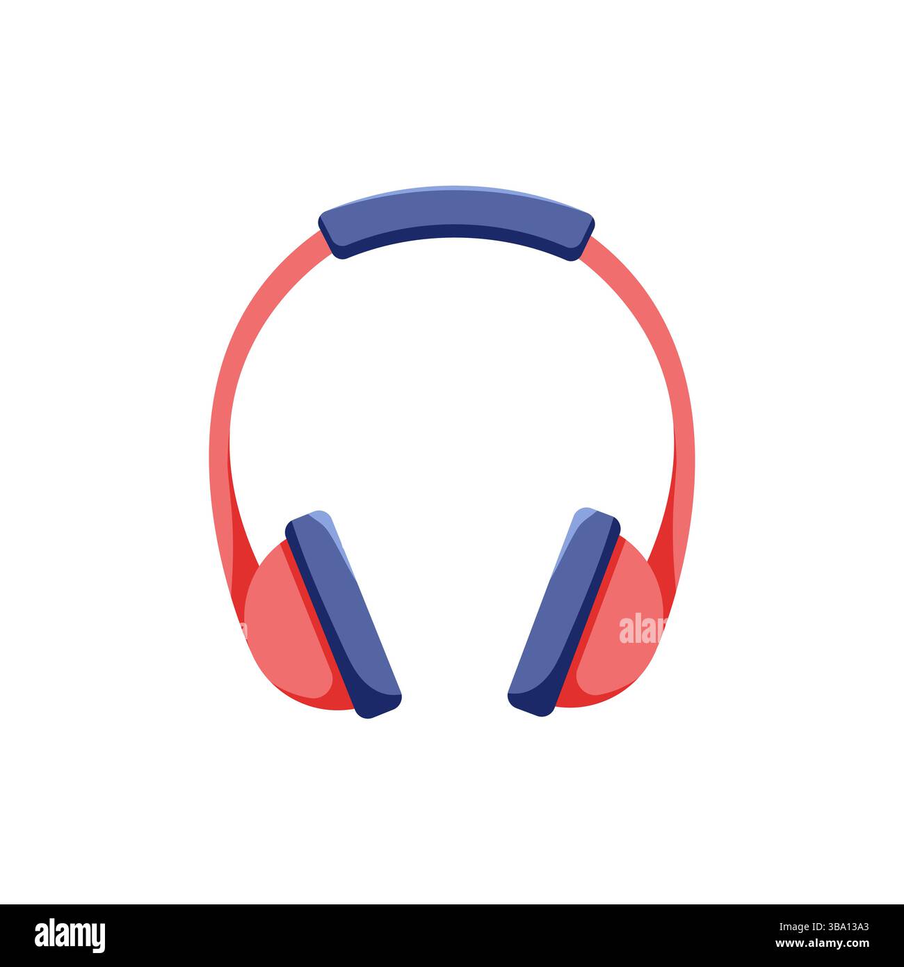 Simple icon of wireless headphones. Isolated vector illustration in ...