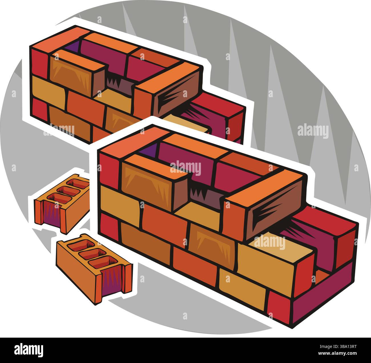 "purple bricks" Cut Out Stock Images & Pictures - Alamy