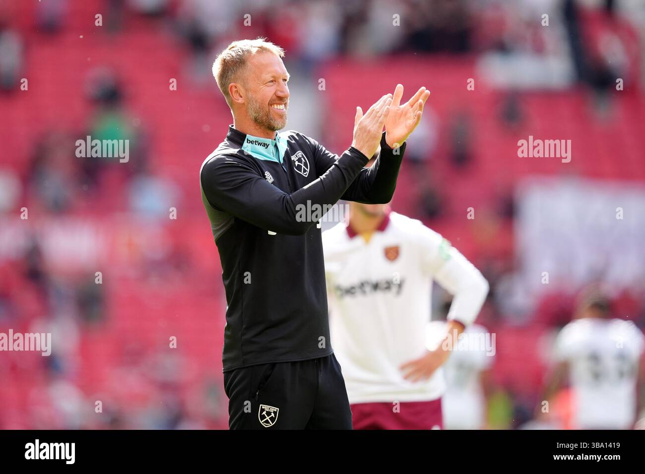 West Ham United manager Graham Potter after the Premier League match at ...