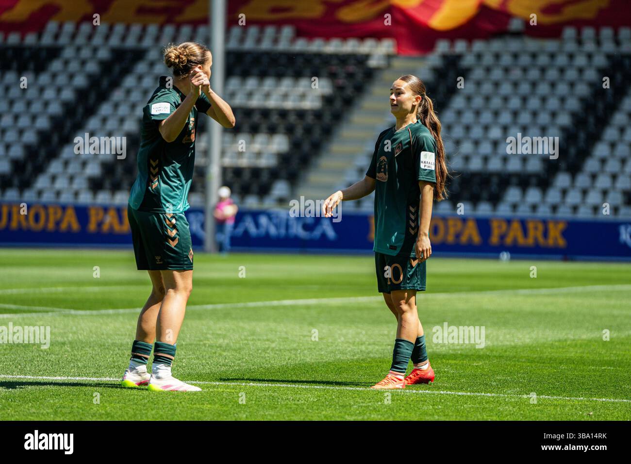 Freiburg, Deutschland. 11th May, 2025. Torjubel zum 0:1 durch Larissa M ...