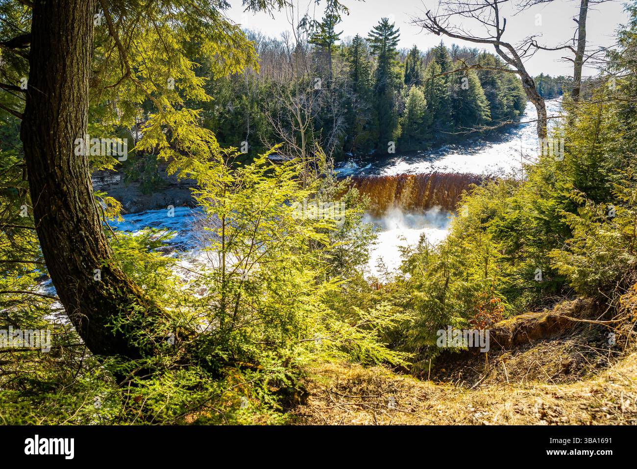 Photo of the Upper Falls at Tahquamenon Falls State Park in Michigan on ...