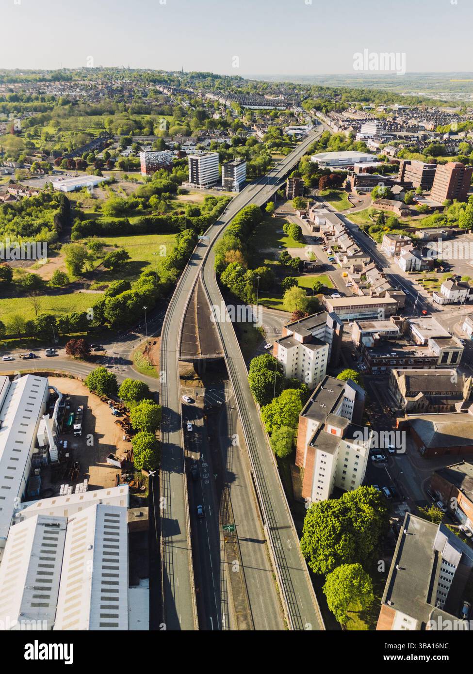 Gateshead UK: 10th May 2025: Gateshead Highway (A167) flyover dangerous ...