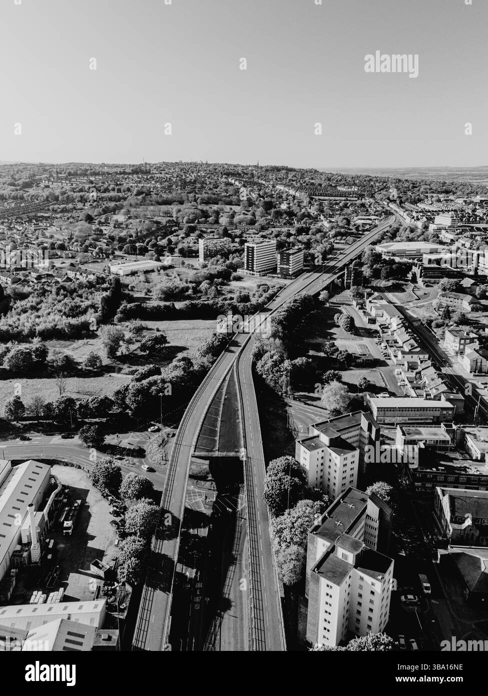 Gateshead UK: 10th May 2025: Gateshead Highway (A167) flyover dangerous ...