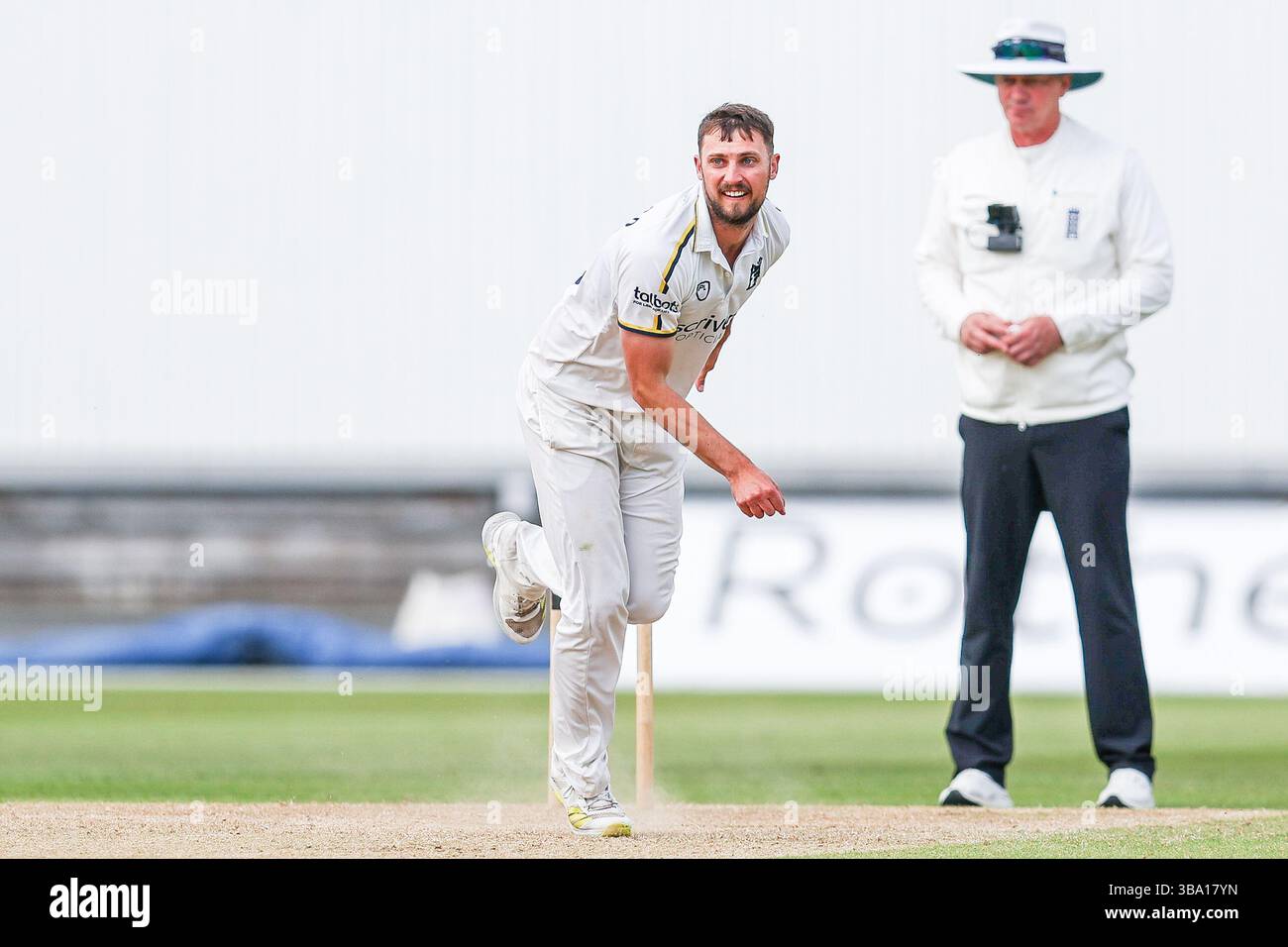 Birmingham, UK. 11th May, 2025. #30, Ed Barnard of Warwickshire in ...