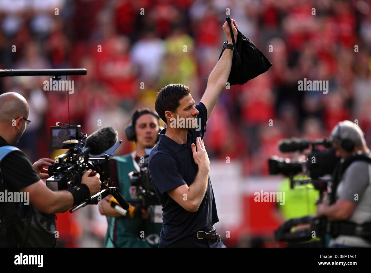 Leverkusen, Germany. 11th May, 2025. Soccer: Bundesliga, Bayer ...