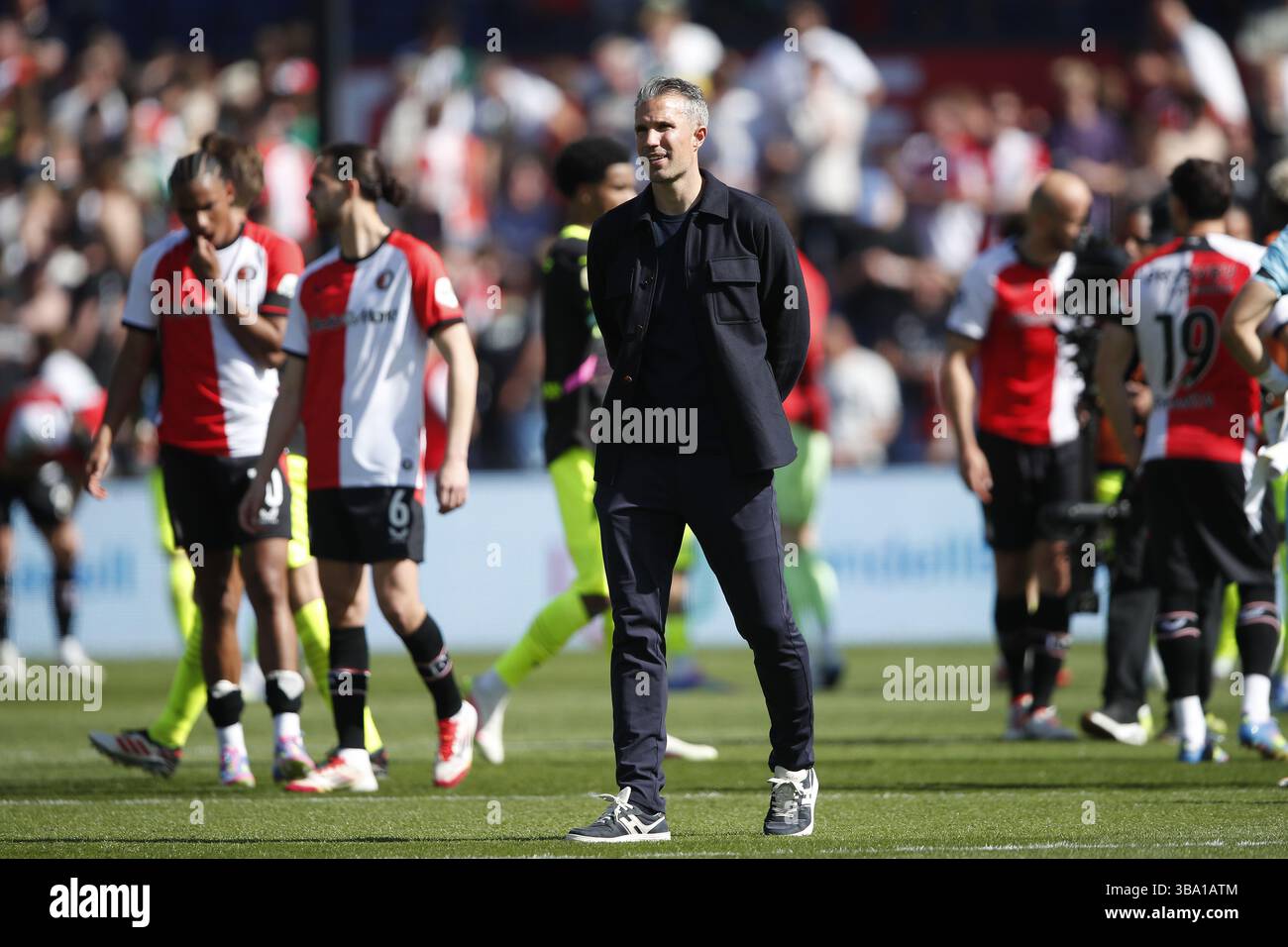 ROTTERDAM - Feyenoord coach Robin van Persie during the Dutch ...
