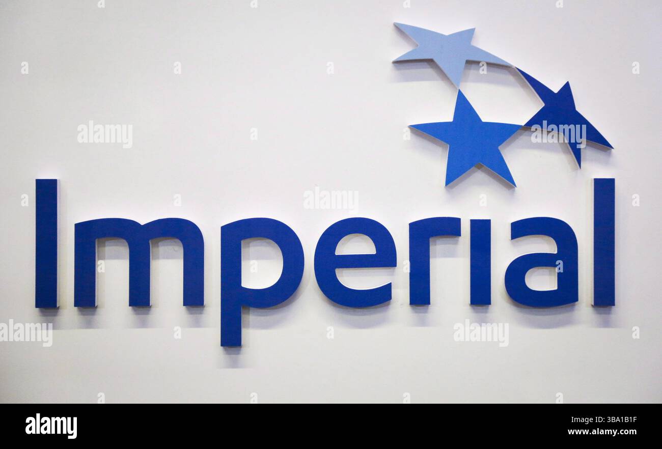 Calgary, Canada. 13th Feb, 2023. The Imperial Oil logo at the company's ...
