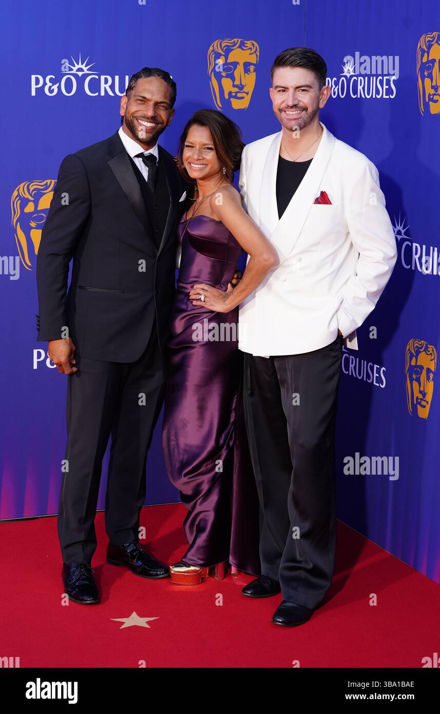 (Left to right) Robert Bent, Stacey Solomon, Dilly Carter and Iwan ...