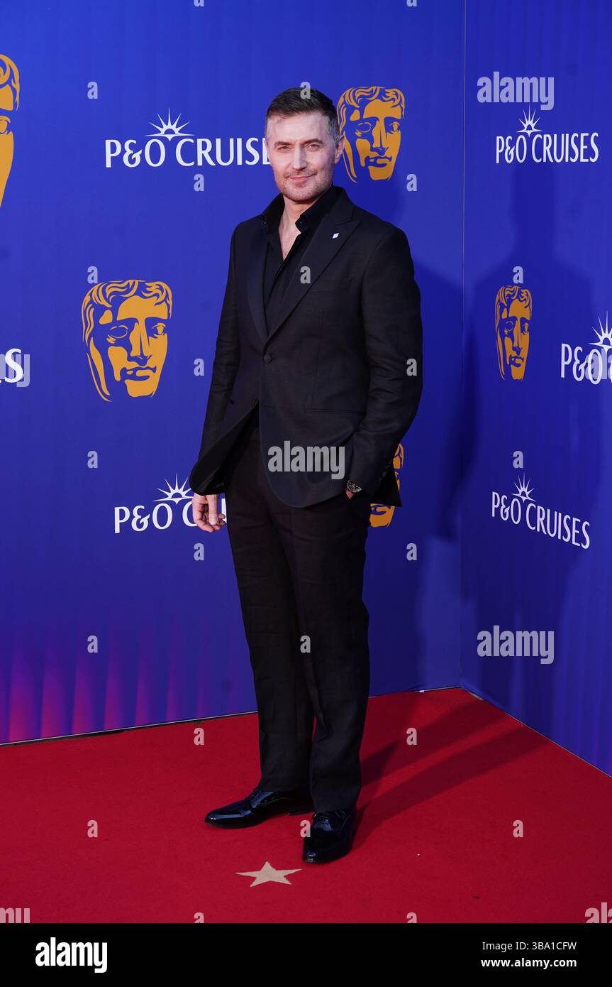 Richard Armitage attending the 2025 BAFTA Television Awards with P&O ...