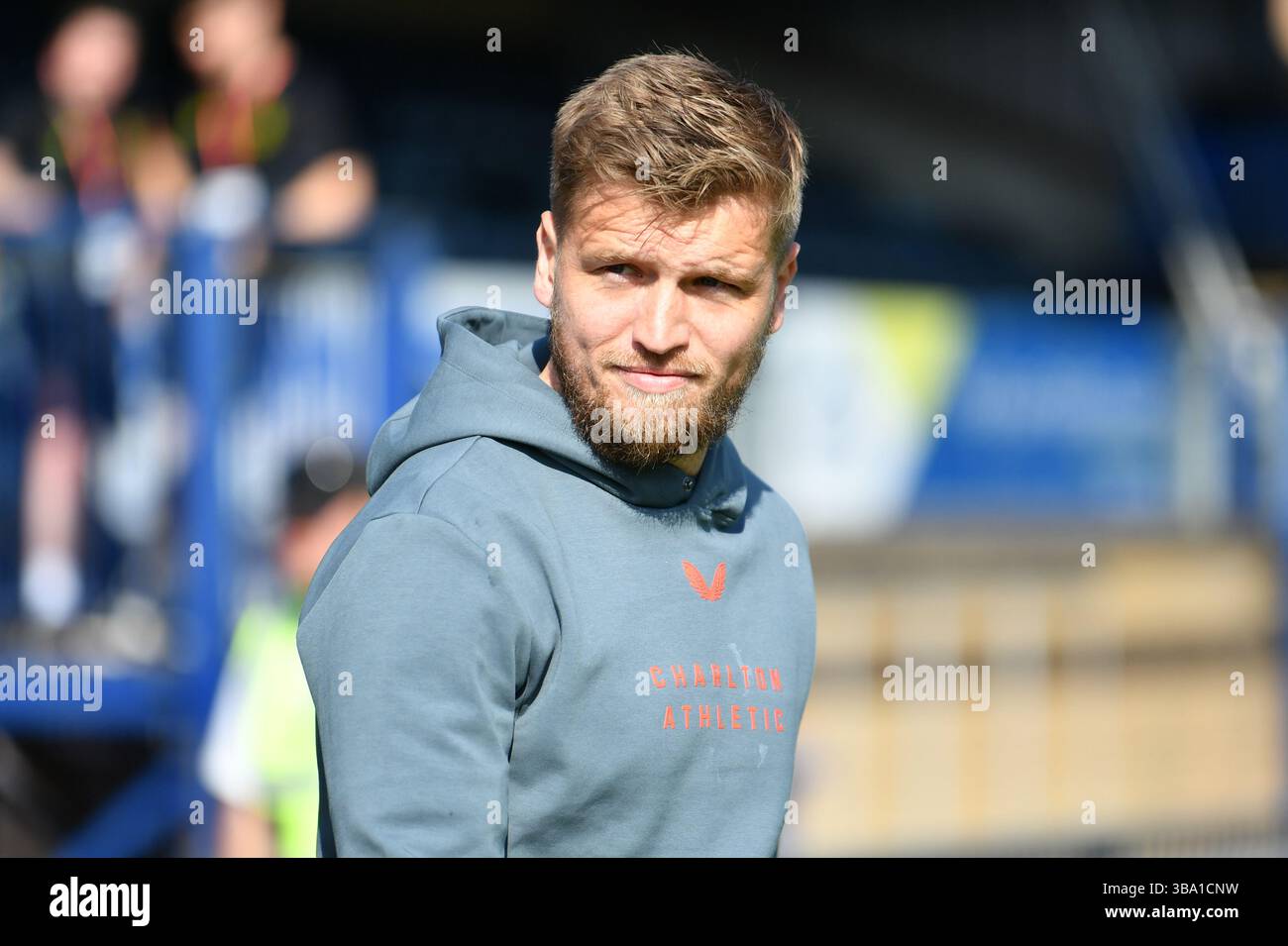 Wycombe, England. 11th May 2025. Luke Berry before the Sky Bet EFL ...