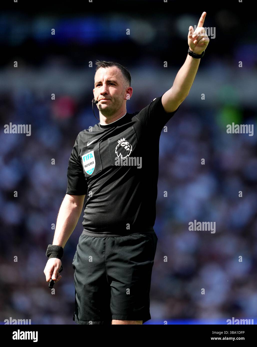 Referee Chris Kavanagh during the Premier League match at Tottenham ...
