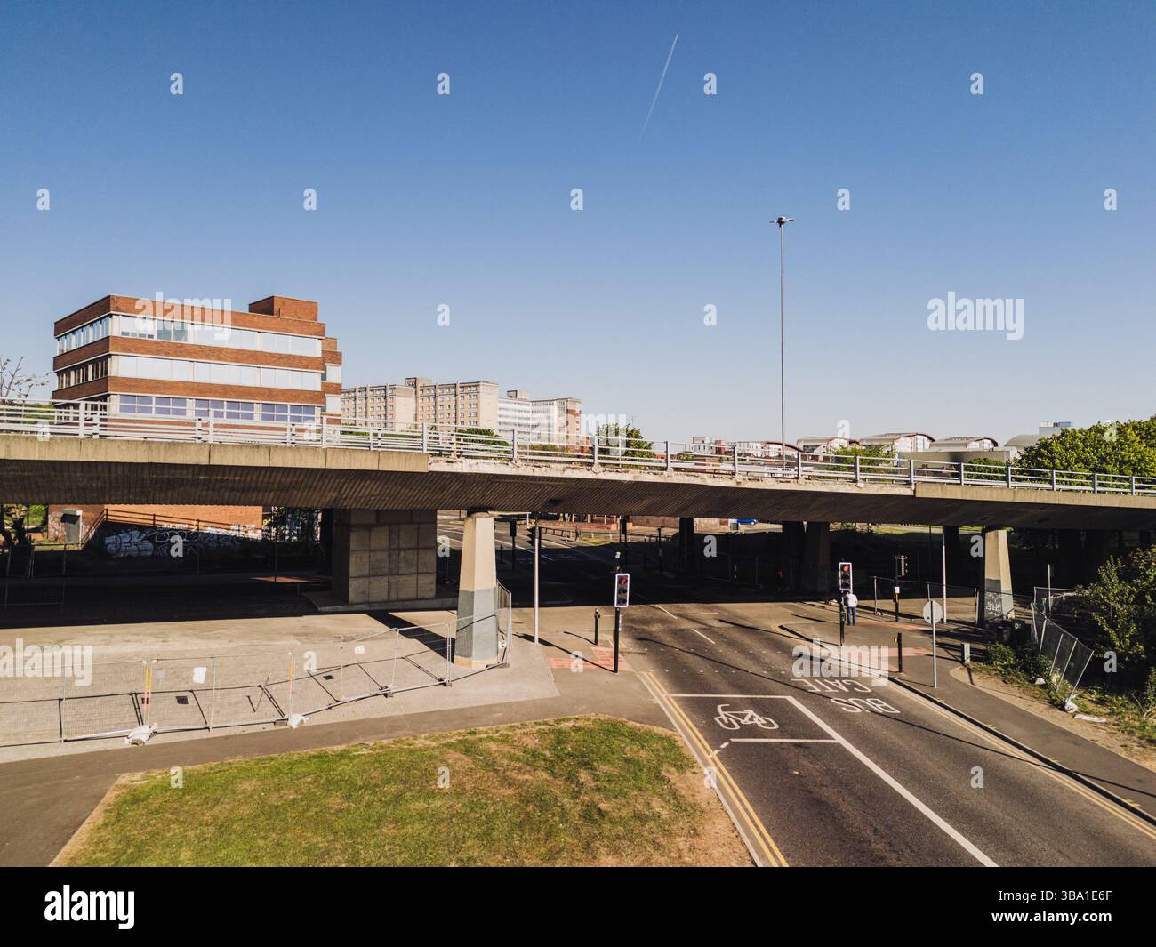 Gateshead UK: 10th May 2025: Gateshead Highway (A167) flyover dangerous ...