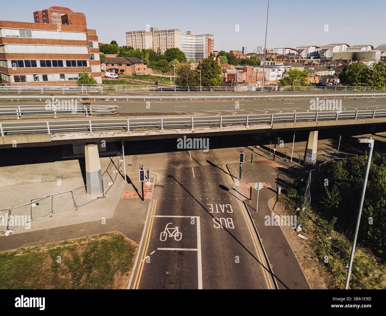 Gateshead UK: 10th May 2025: Gateshead Highway (A167) flyover dangerous ...