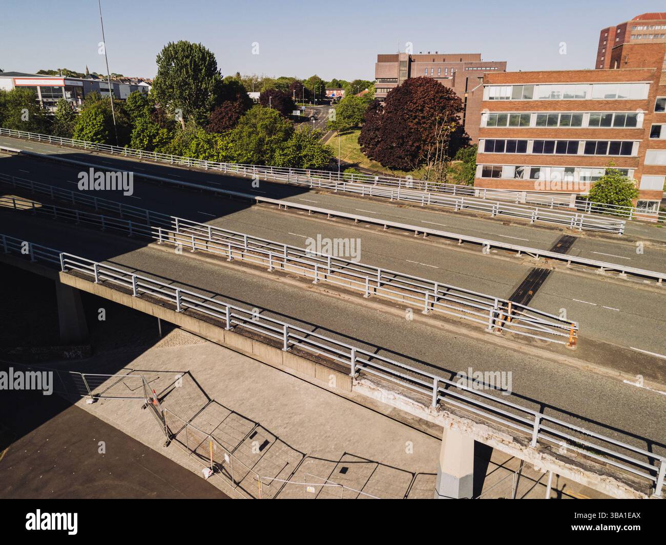 Gateshead UK: 10th May 2025: Gateshead Highway (A167) flyover dangerous ...