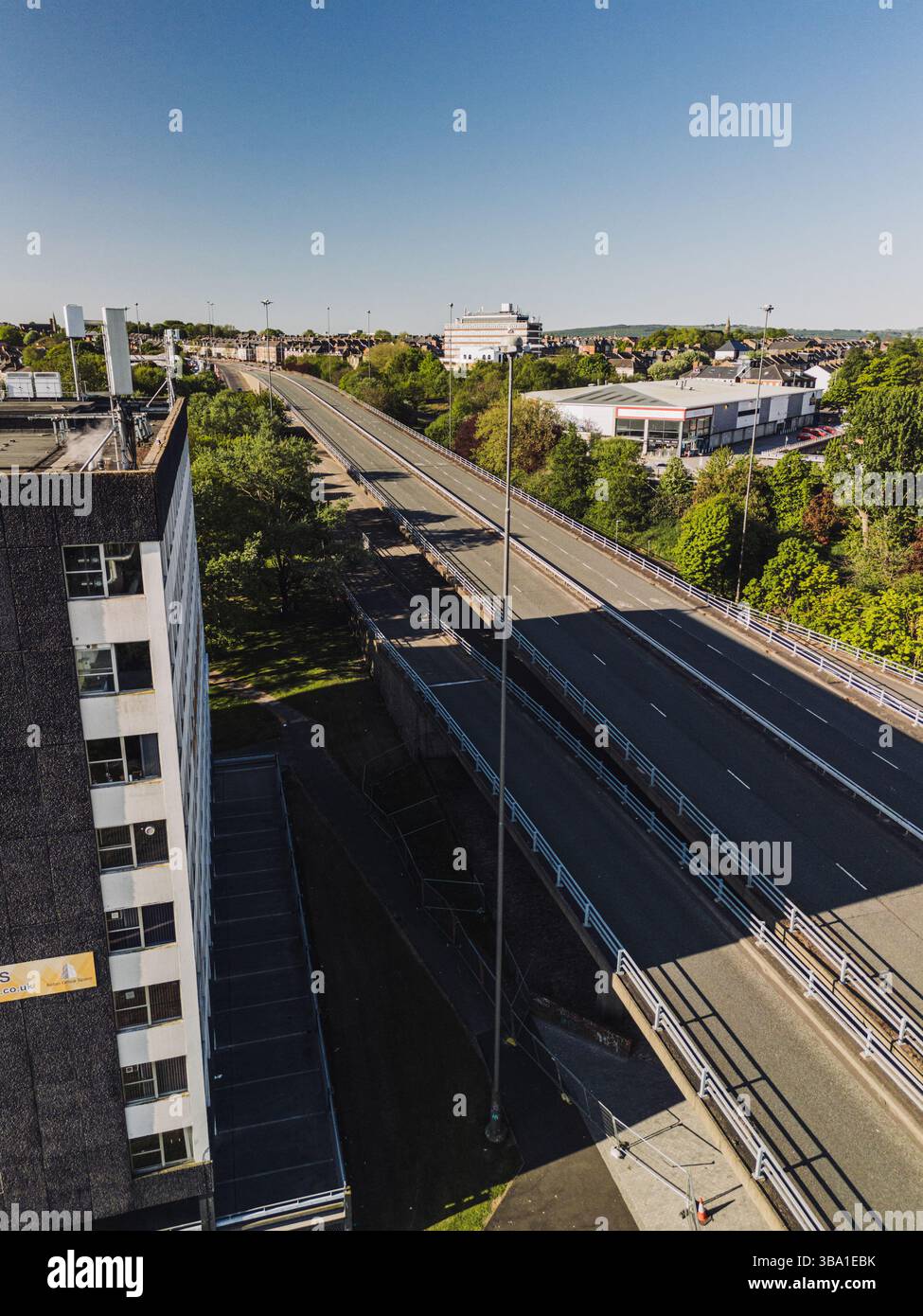 Gateshead UK: 10th May 2025: Gateshead Highway (A167) flyover dangerous ...