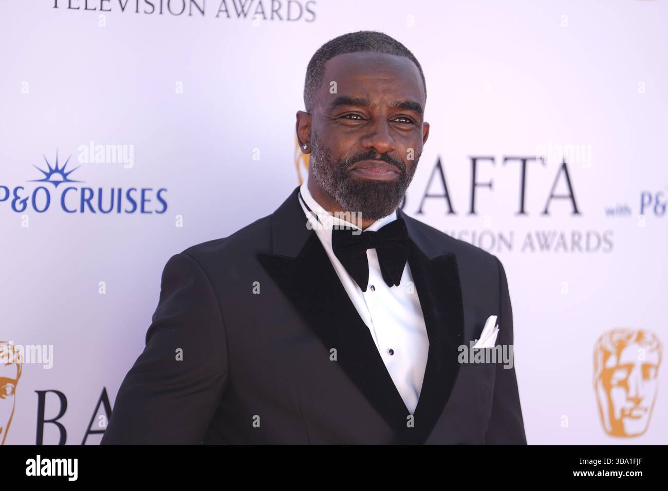 Charles Venn attending the 2025 BAFTA Television Awards with P&O ...