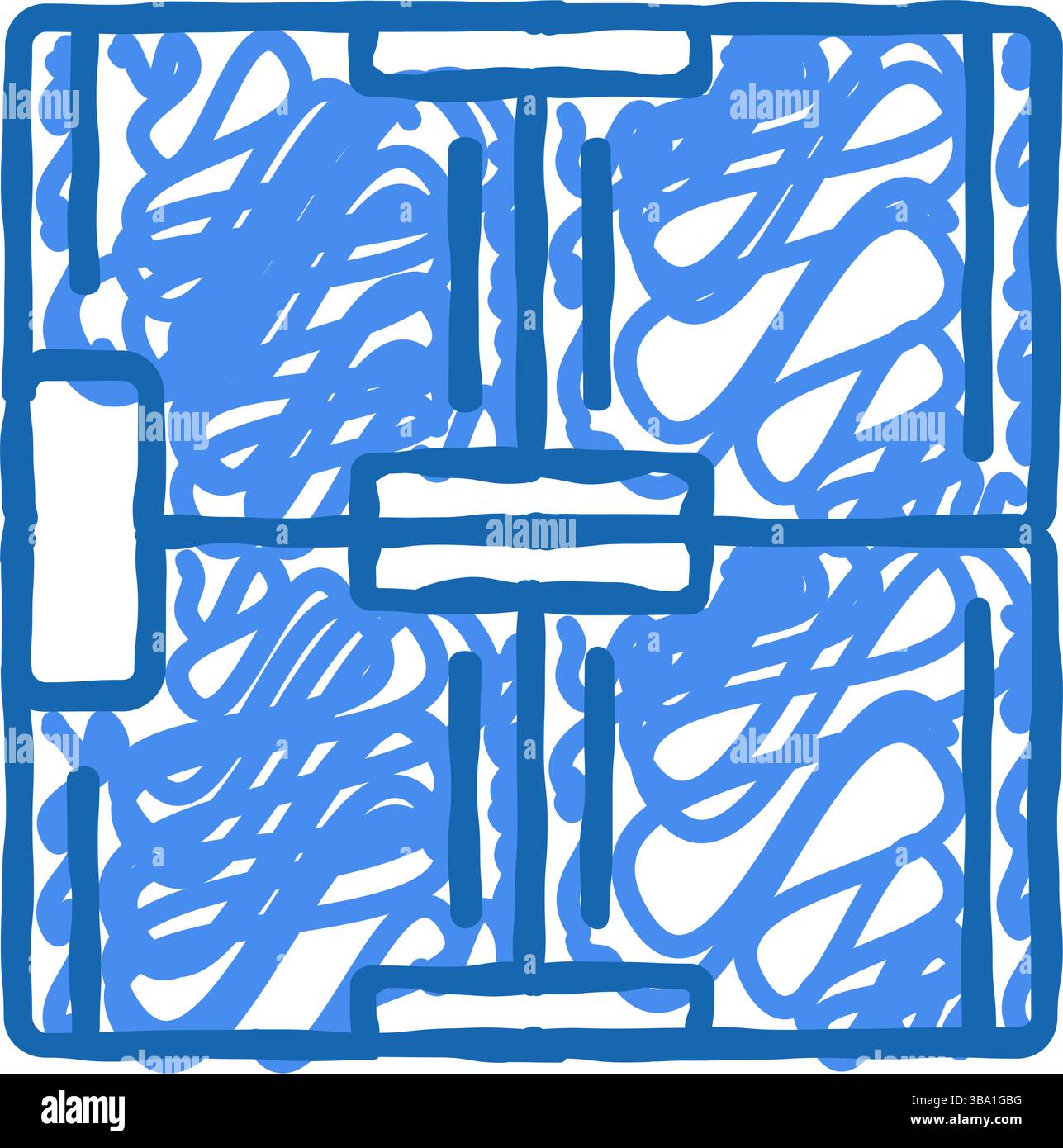 infinity cube fidget toy icon doodle illustration Stock Vector Image ...