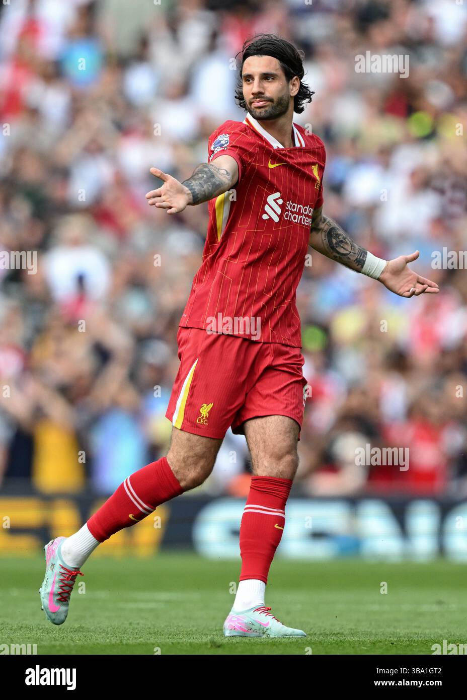 Liverpool, England, 11th May 2025. Dominik Szoboszlai of Liverpool ...