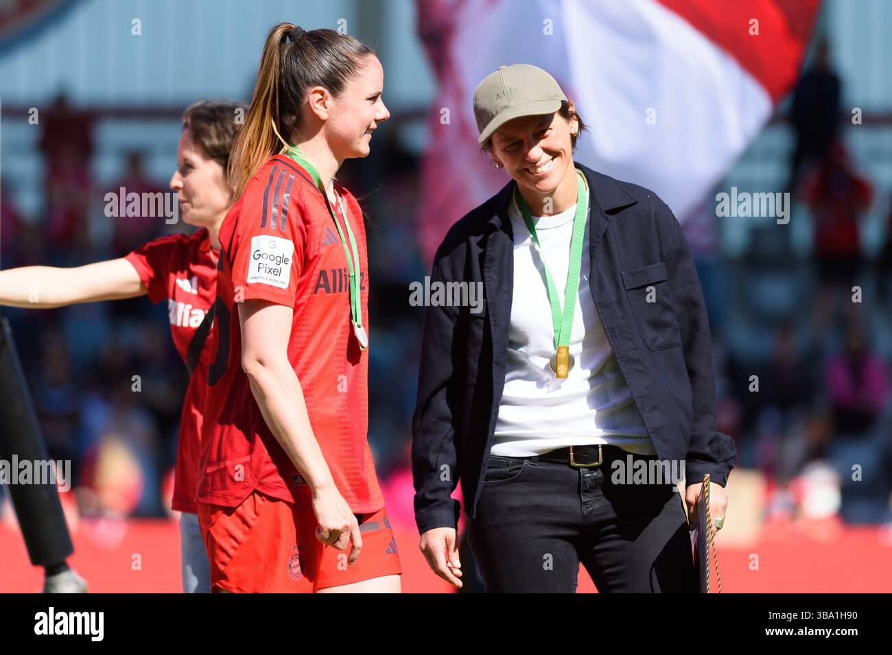 Munich, Germany. 11th May, 2025. Sarah Zadrazil (25 FC Bayern Munich ...