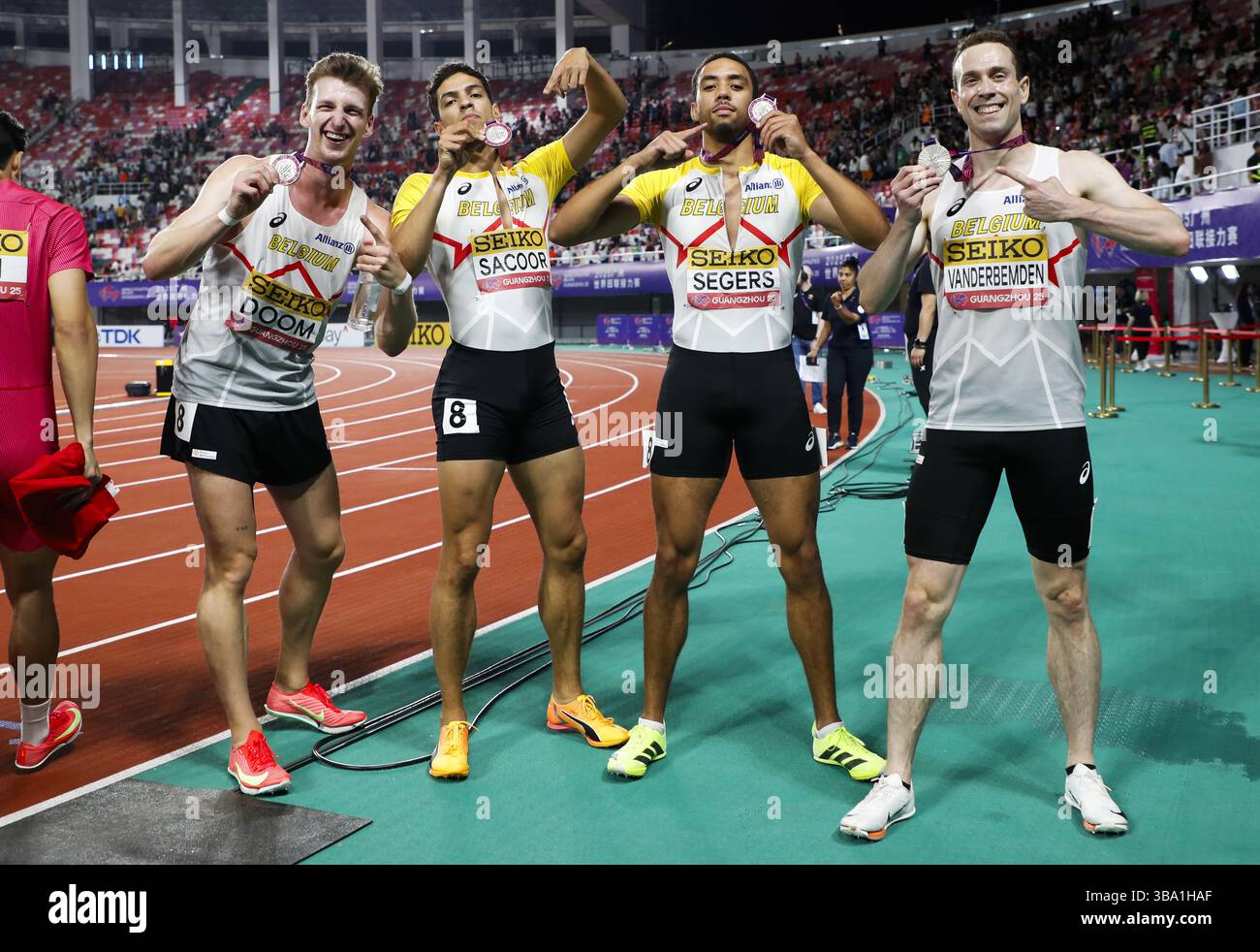 Belgian Daniel Segers, Robin Vanderbiemden, Jonathan Sacoor and Robin ...