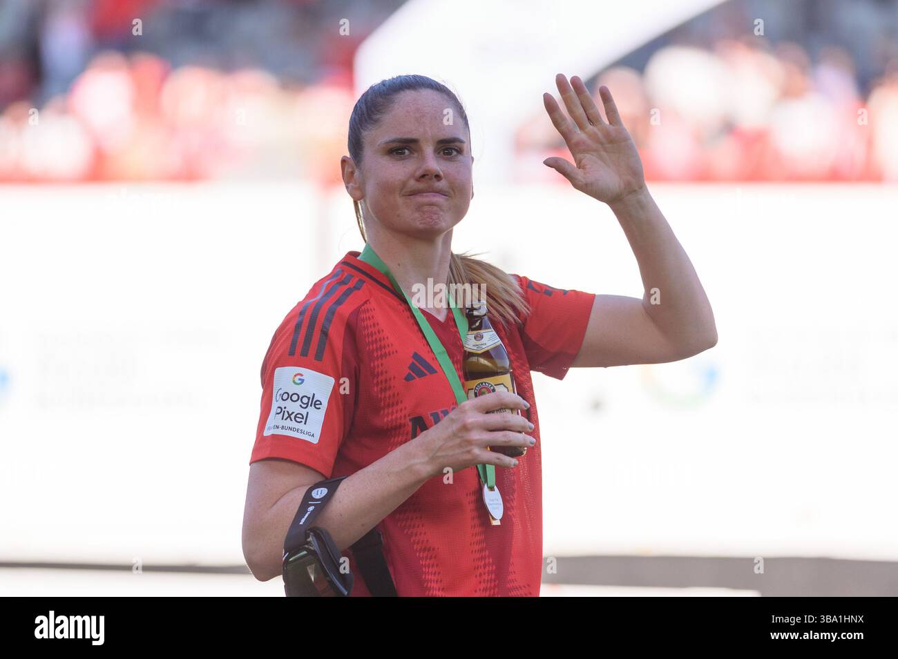 Munich, Germany. 11th May, 2025. Sarah Zadrazil (25 FC Bayern Munich ...