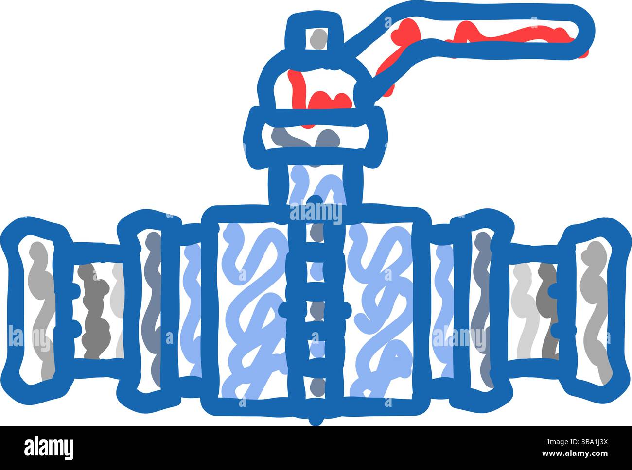 pipe pipeline icon doodle illustration Stock Vector Image & Art - Alamy