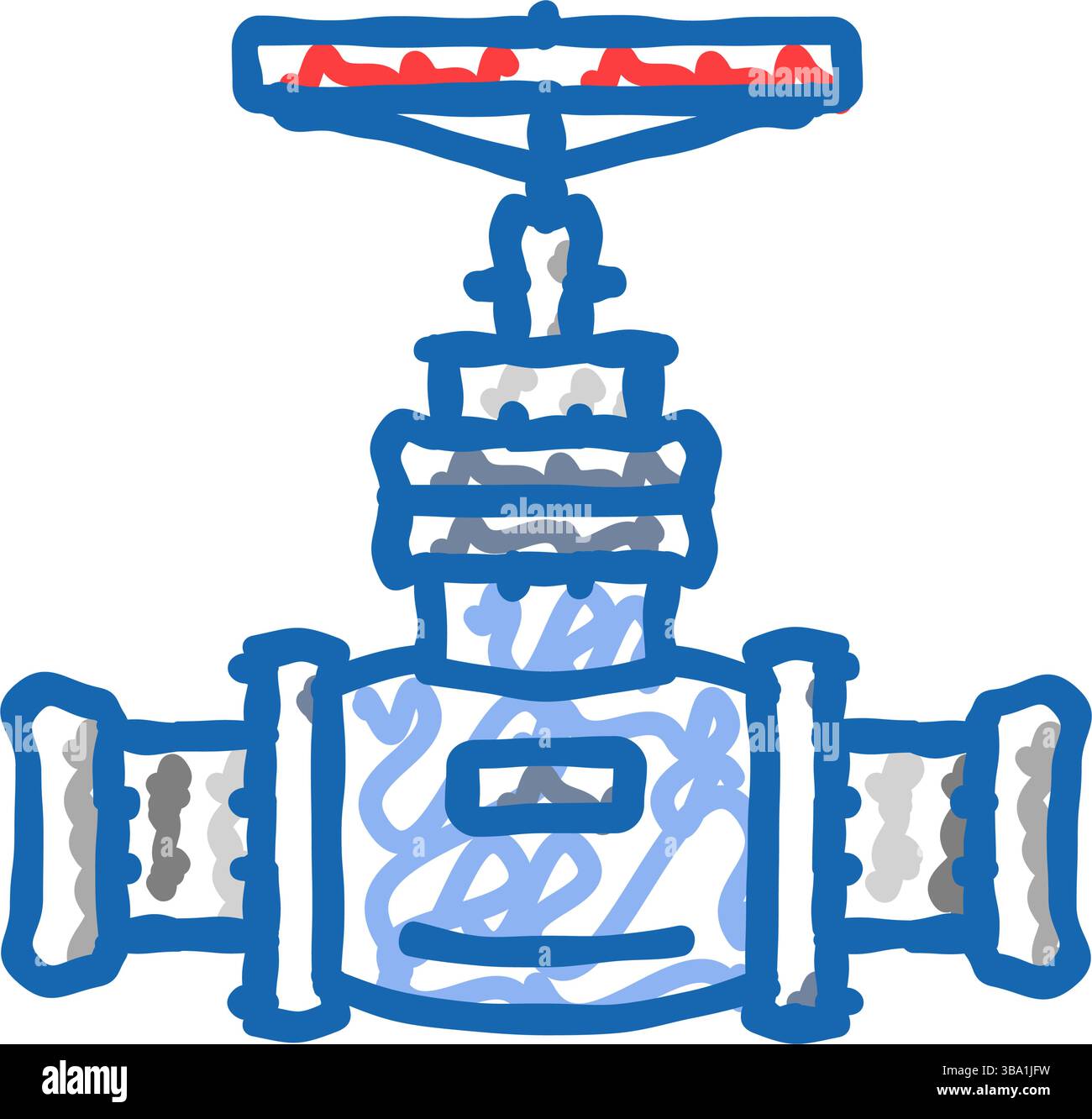 construction pipeline icon doodle illustration Stock Vector Image & Art ...