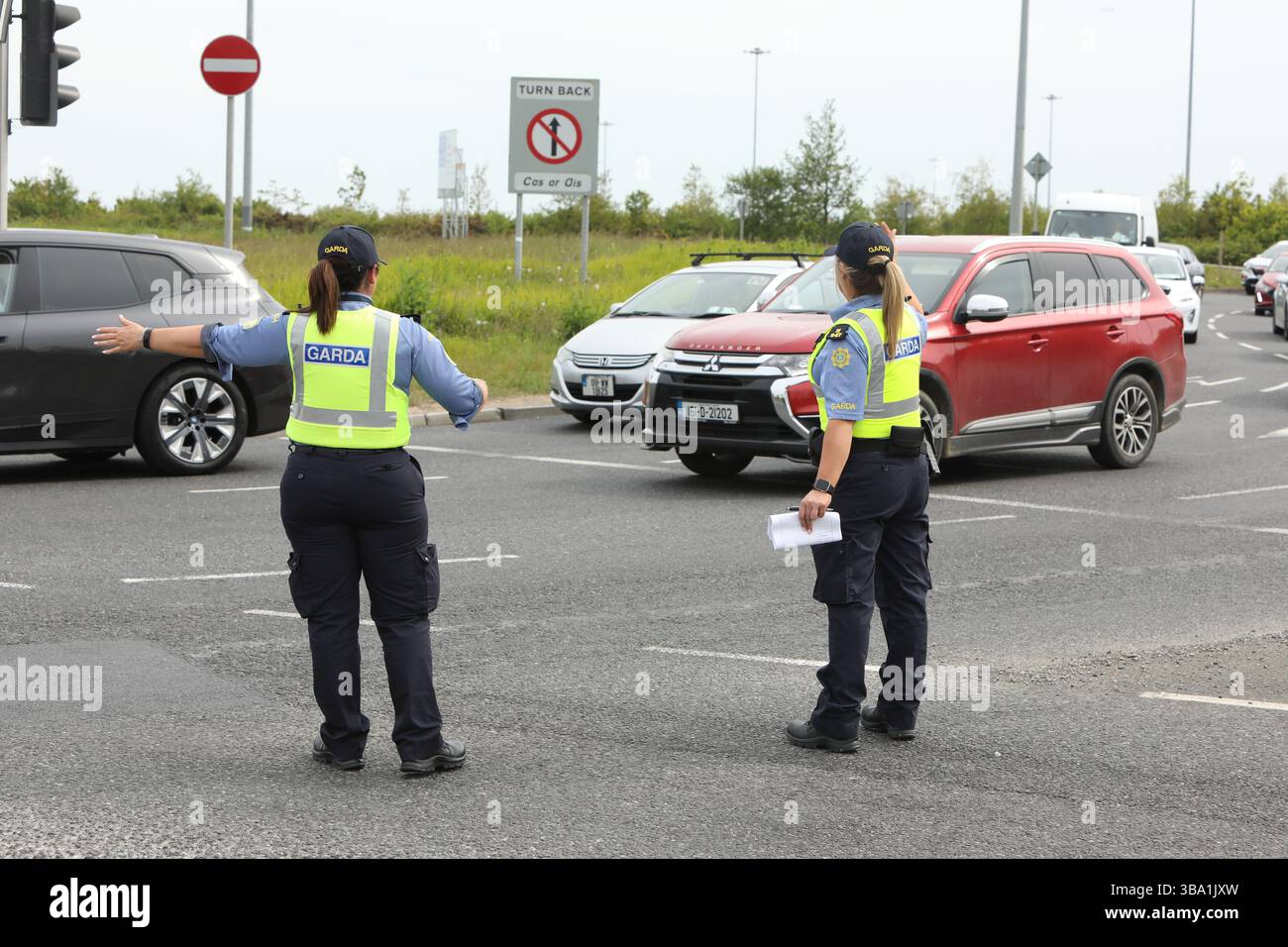 The scene on the R132 at Lanestown after Irish police officer Kevin ...