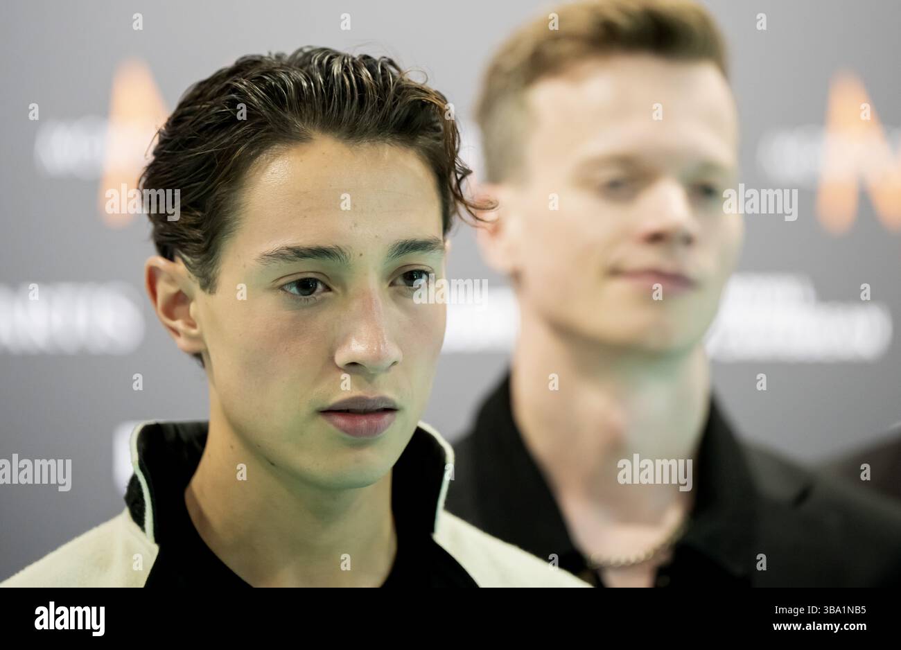 BASEL - Kyle Alessandro representing Norway, on the turquoise carpet ...