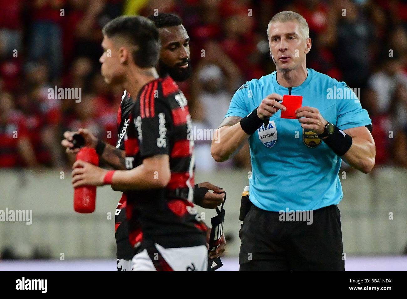 Rio de Janeiro, Brazil. 10th May, 2025. FIFA Referee, Anderson Daronco ...