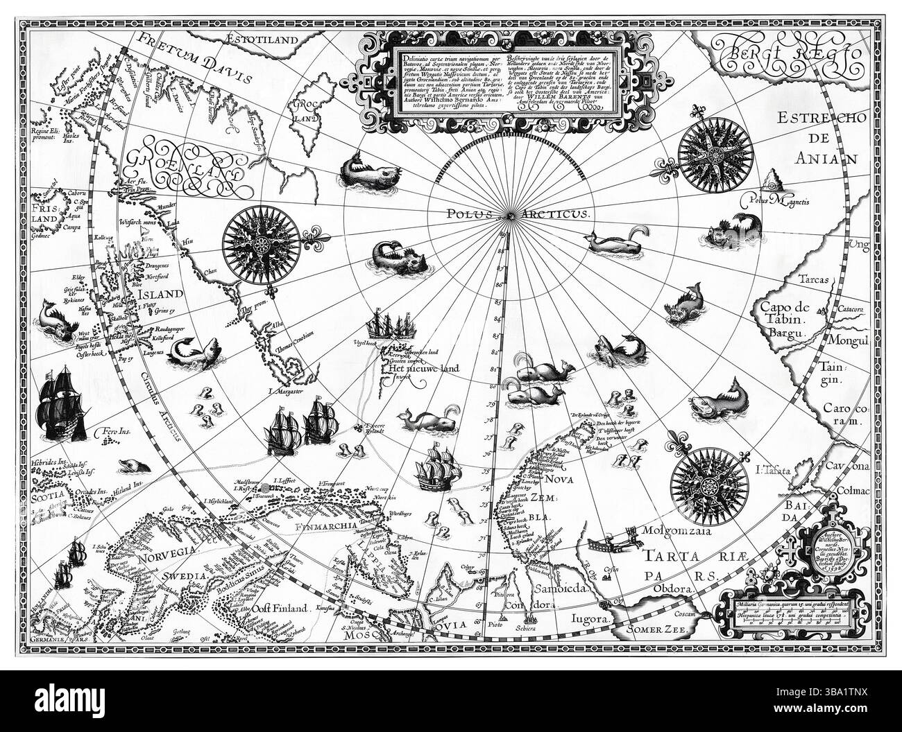 An ancient map vividly illustrating maritime routes and key locations ...