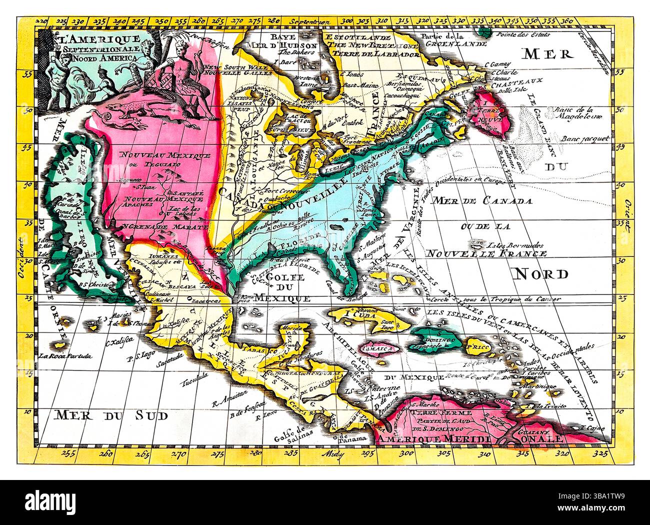 A vintage map showcasing the beauty and diversity of Central America ...